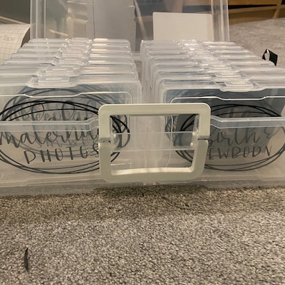 Oval Script DIGITAL FILES Photo Box Labels Memory Box Stickers SVG ...