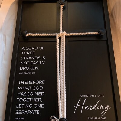 A Cord of Three Strands What God Joined Together Wedding Unity Ceremony ...