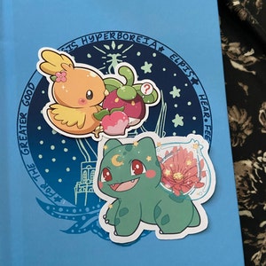 Bulbasaur Stickers Pokemon Stickers PKMN Stickers - Etsy