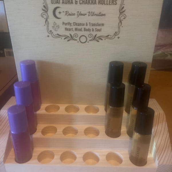 Modern Roller Bottle Display for 10 Ml Bottles - Multiple Sizes With ...