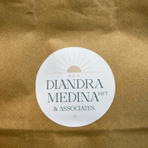 Personalized Round Business Logo Stickers | Personalized Stickers ...