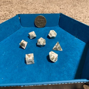 Prismatic Glass Dice Set - Etsy