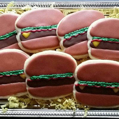 Hamburger Cookie Cutter and Fondant Cutter Three Design Styles to ...