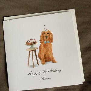 Personalised Cockapoo Birthday Card Personalised Cockapoo - Etsy UK