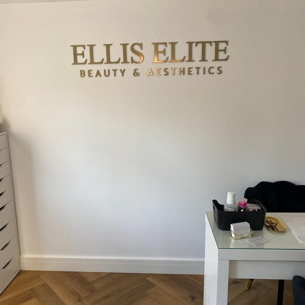 Large Entryway Sign for Wall , Custom Acrylic Lobby Sign , Double Sided ...