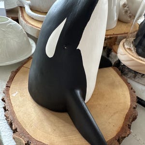 Killer Orca Whale Diving Straight Hanging Sculpture for Ceiling or ...