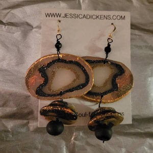 African Inspired, Bold Statement Earrings, One of a Kind Jewelry ...