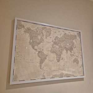 World Map Instant Download XL Printable World Map, Neutral World Map ...
