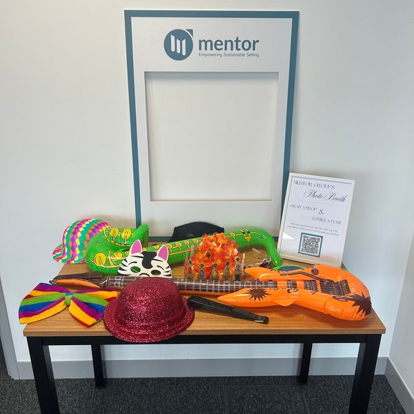 Customisable Selfie Frame Bespoke Corporate Own Logo Business Effect ...