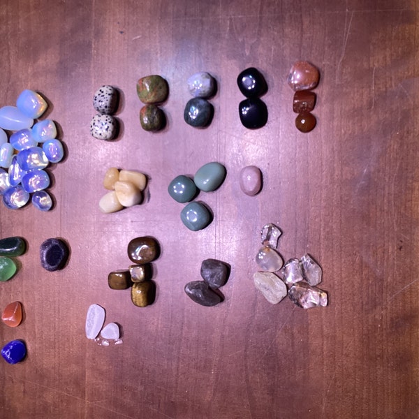 Premium One Pound Crystal Crystals Medium Tumbled Stones Beautiful Mix ...