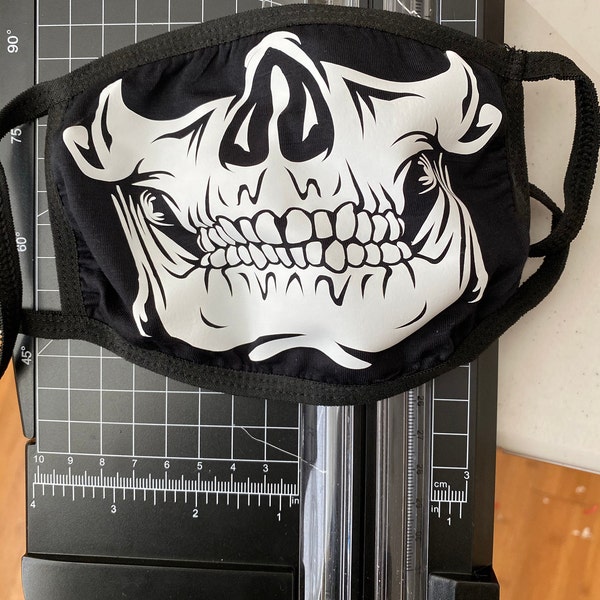 Skull Face Mask Svg | Skull Mask | Skeleton Mask | Funny Face Mask ...