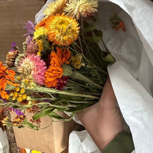 Dried Flower Box, Dried Flower Stems, DIY Wedding Decor, Vase Filler ...