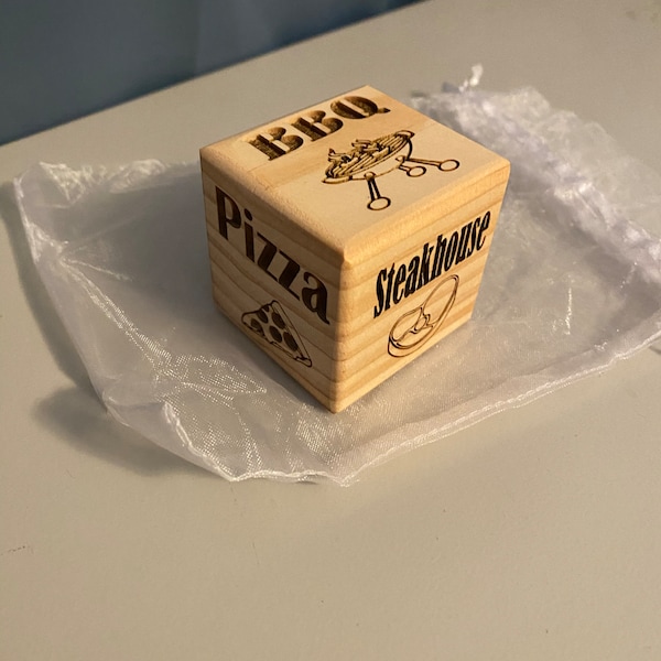 Dinner Dice - Custom Food Dice - Funny Gag Gift for Couples, Families ...