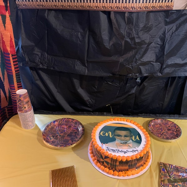 Kente, Party, Supplies African, Kwanzaa, Juneteenth, Freedom Day, Black ...