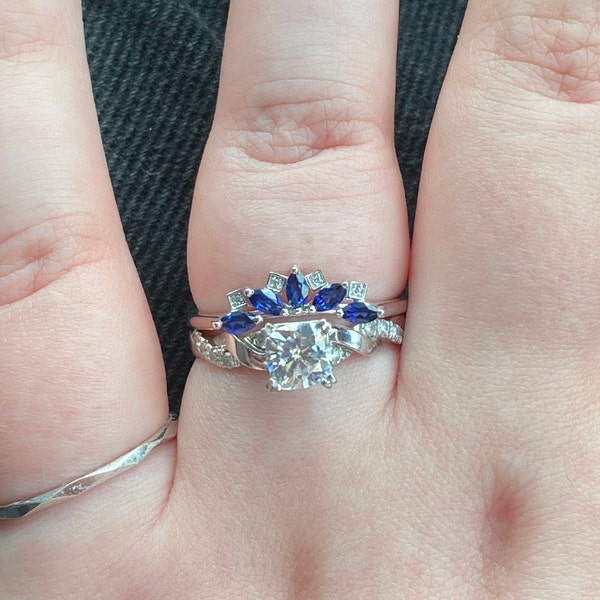 Unique Marquise Ruby Wedding Band Rose Gold Women Ring Diamonds Band ...