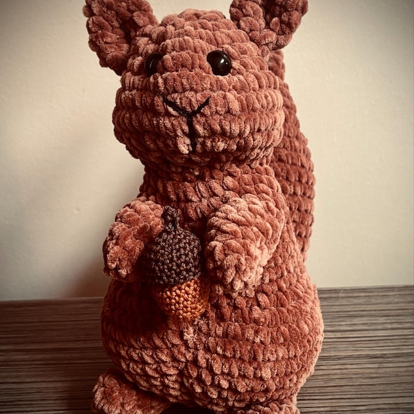 Crochet Pattern Squirrel / Crochet PATTERN Plush Toy / Amigurumi Stuff ...