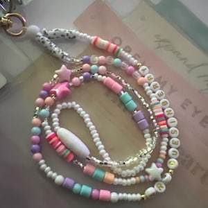 Happy Stars Teacher Lanyard, Teacher Gift, Badge Necklace, Fun Lanyard ...