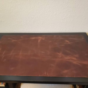 Leather Desk Mat Custom Desk Pad Extra Large Desk Mat - Etsy