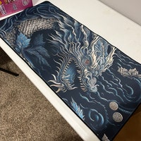 Gothic Raven Mat, Oversized Mousepad, Extended Mouse Pad, Extra Large ...