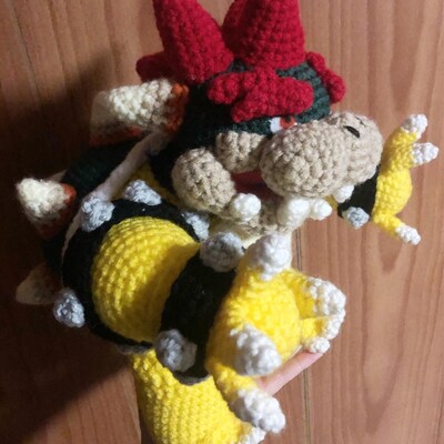 Bowser Crochet Pattern Amigurumi PDF ENGLISH Instructions Only - Etsy