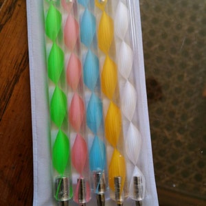 1 Pc Ball Stylus Ball Tool for Miniature Clay Work Nail Art Dotting and ...