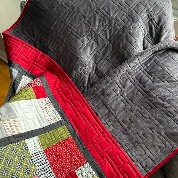108 Inch Wide Back - Red Colorfield - From Maywood Studio - Quilt ...