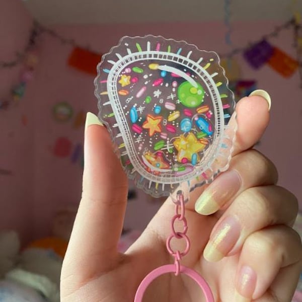 Lava Lamp Keychains - Acrylic Keychain - Waterproof - Retro Nostalgia ...