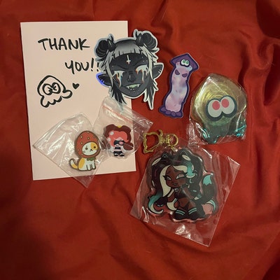 Splatoon Octarian Mem Cake Enamel Pins - Etsy