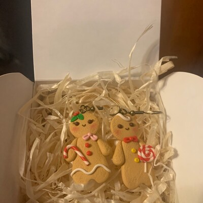 Couple Keychain Set, Gingerbread Man Keychain Set, Gift for Christmas ...