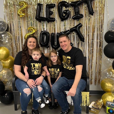 Notorious ONE Two Legit Family Birthday Shirts Word to Your Mother Big ...