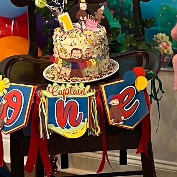 Curious George Cake Topper - Etsy