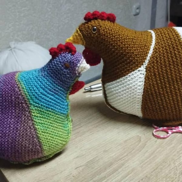 Knitted - Emotional Support Chicken™ Pattern (original and Only Legal ...