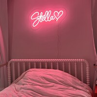 Custom Name Neon Sign for Kids, Neon Sign Bedroom Neon Sign Custom Neon ...