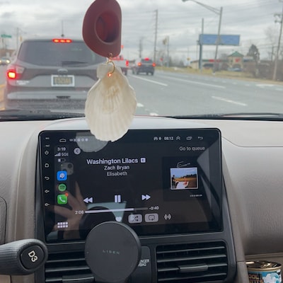 Cascading Mini Disco Gold Chain Rear View Mirror Car Decor L Fun Funky ...