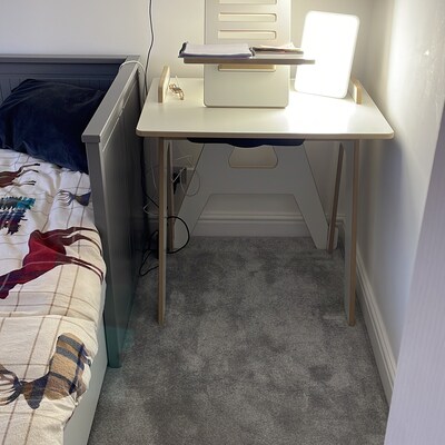 White Slot Together Desk - Etsy UK