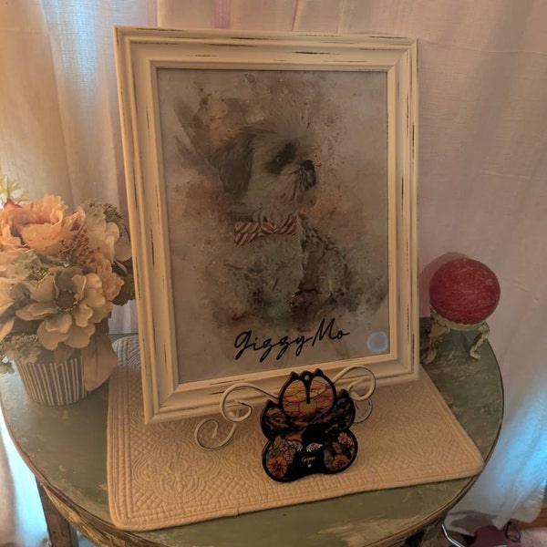 Personalized Watercolor Dog Portrait From Photo, Dog Portrait, Loss of ...