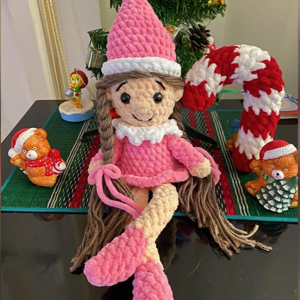 NO-SEW Crochet PATTERNS: Naughty Elves (english/français) - Amigurumi ...