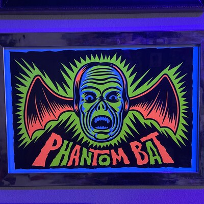 Phantom Bat Screen Print - Etsy