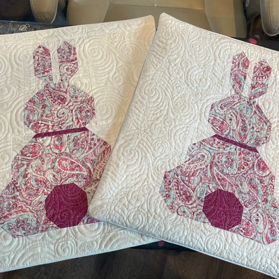 Bunny Rabbit Quilt Pattern Country Bunnies Quilt Pattern PDF the ...