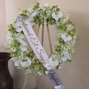 Funeral Memorial Ribbon Custom Printed W/your Message - Etsy