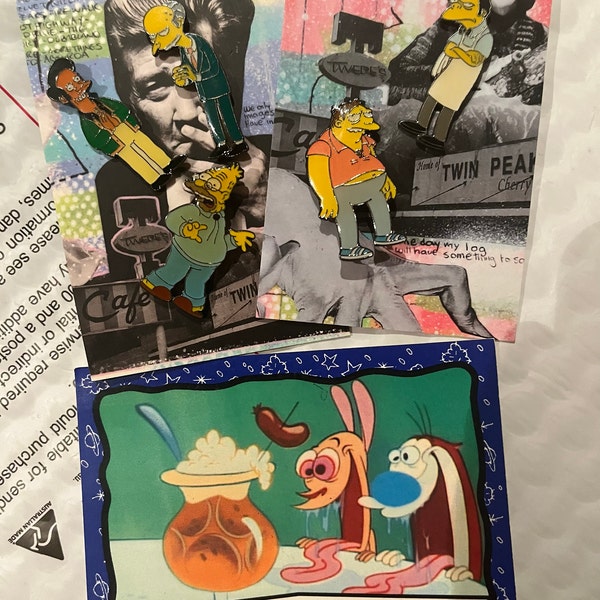 The Simpsons Enamel Pin Barney - Etsy