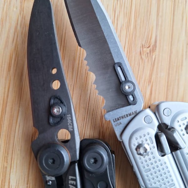 Two Thumb Studs / Bars / Tabs for Leatherman Skeletool - Leatherman ...