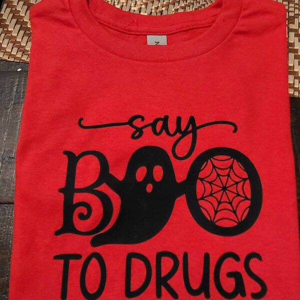 Say Boo to Drugs SVG Red Ribbon Week SVG No to Drugs SVG Drug Free Svg ...