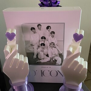 BTS Logo Spinning Keychain 3d Print - Etsy