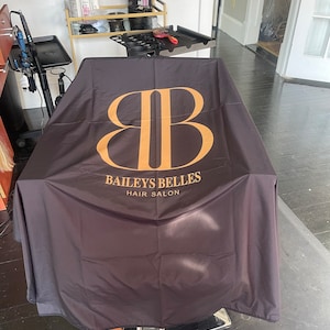 Personalized Cutting Cape With Your Logo Sublimation Beauty Capes ...
