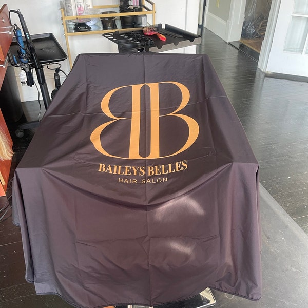 Personalized Cutting Cape With Your Logo Sublimation Beauty Capes ...