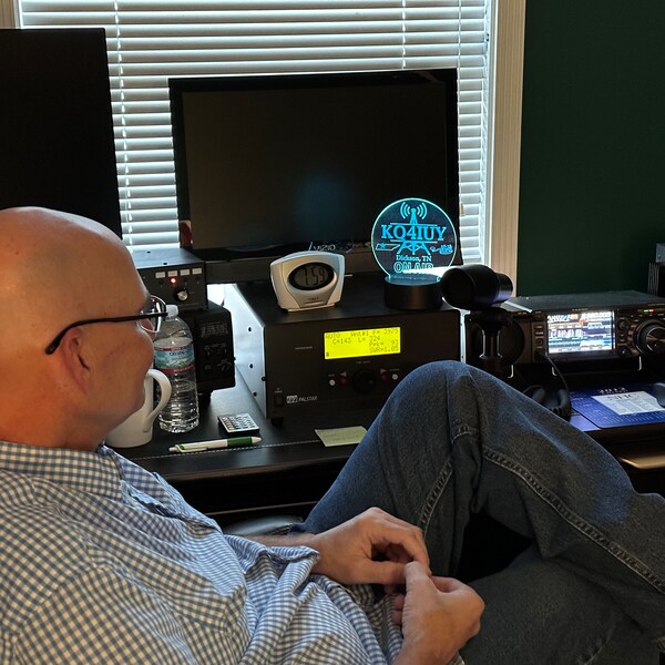 HAM Radio Callsign LED Edge Lit Sign (custom!) - Etsy