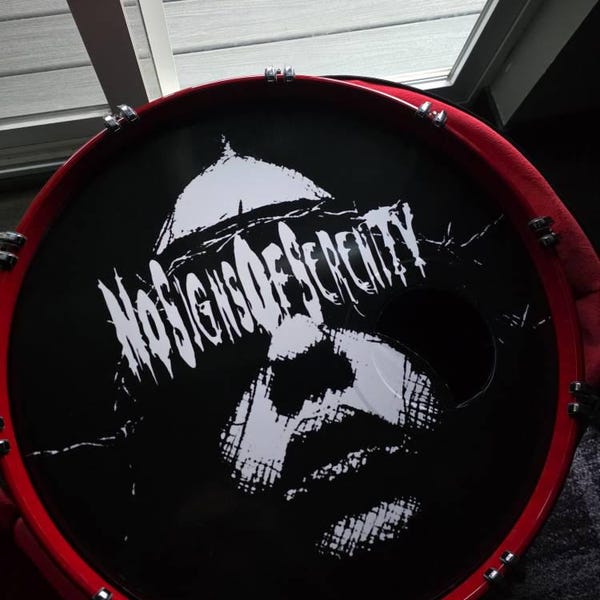 Custom Drum Sticker, Custom Drum Decal - Add Custom Image or Logo ...