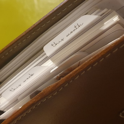 Floating Page Marker Slim Tabs Minimalist Acetate Dividers Stalogy ...