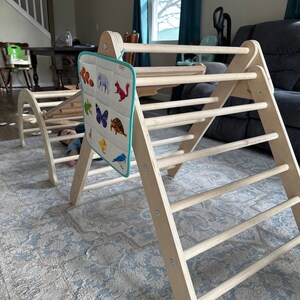Montessori Climbing Triangle Set of 3, Waldorf Ladder Climbing Set of 5 ...